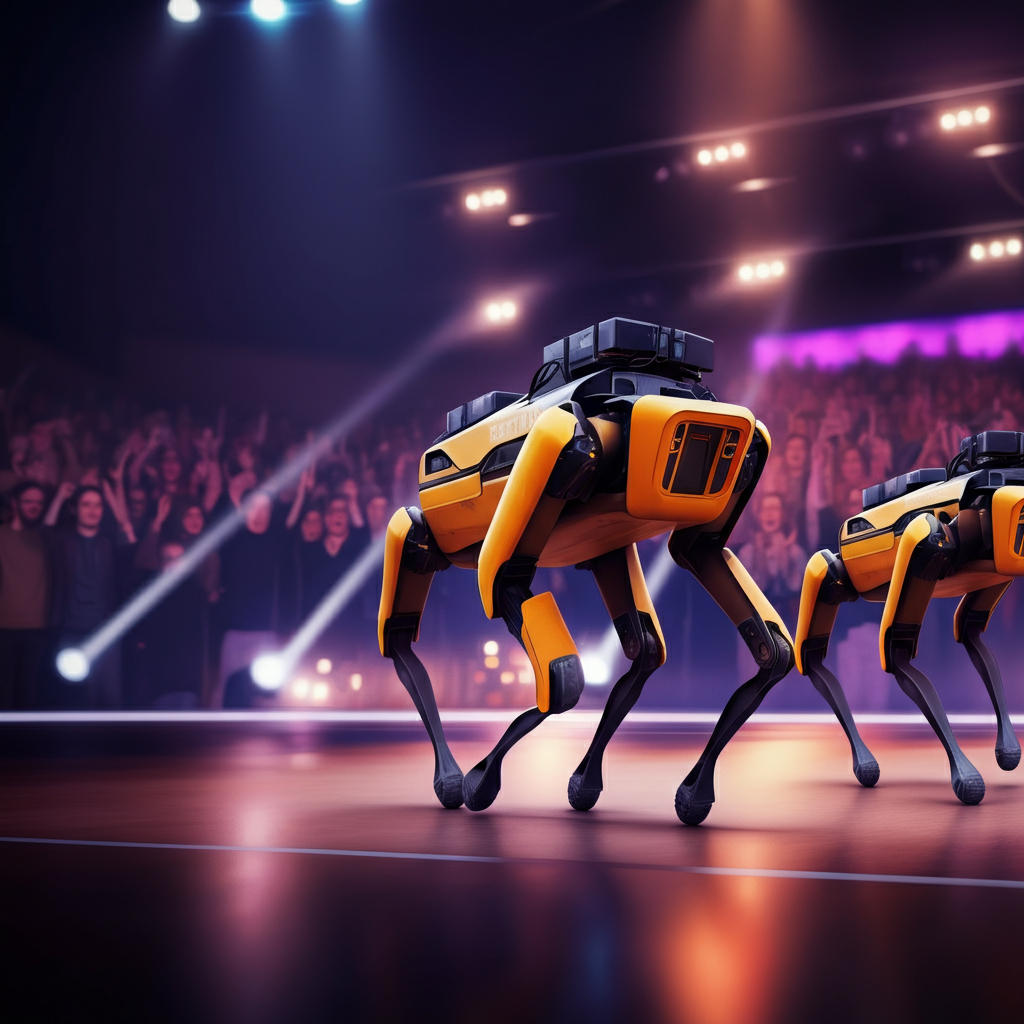 Watch: Boston Dynamics’ Four-Legged Robots Steal Spotlight on ‘America ...